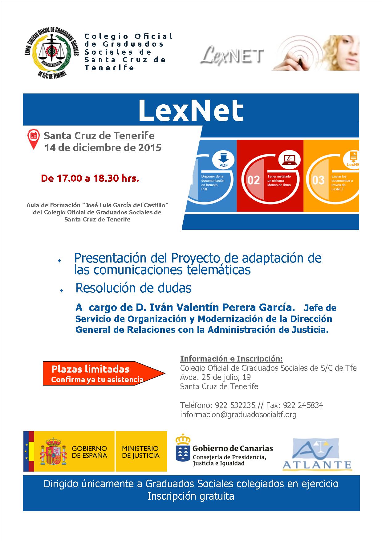 LexNet - Excmo. Colegio Oficial de Graduados Sociales de Santa Cruz de ...